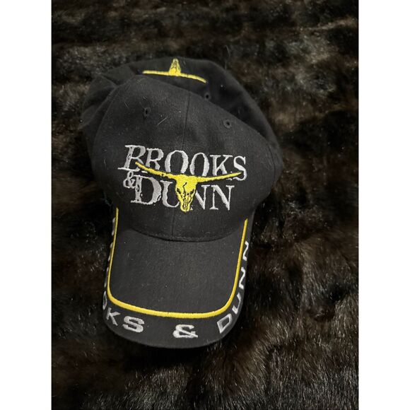 Brooks | Accessories | Vintage Brooks Dunn Hat Cap Strap Back Black ...